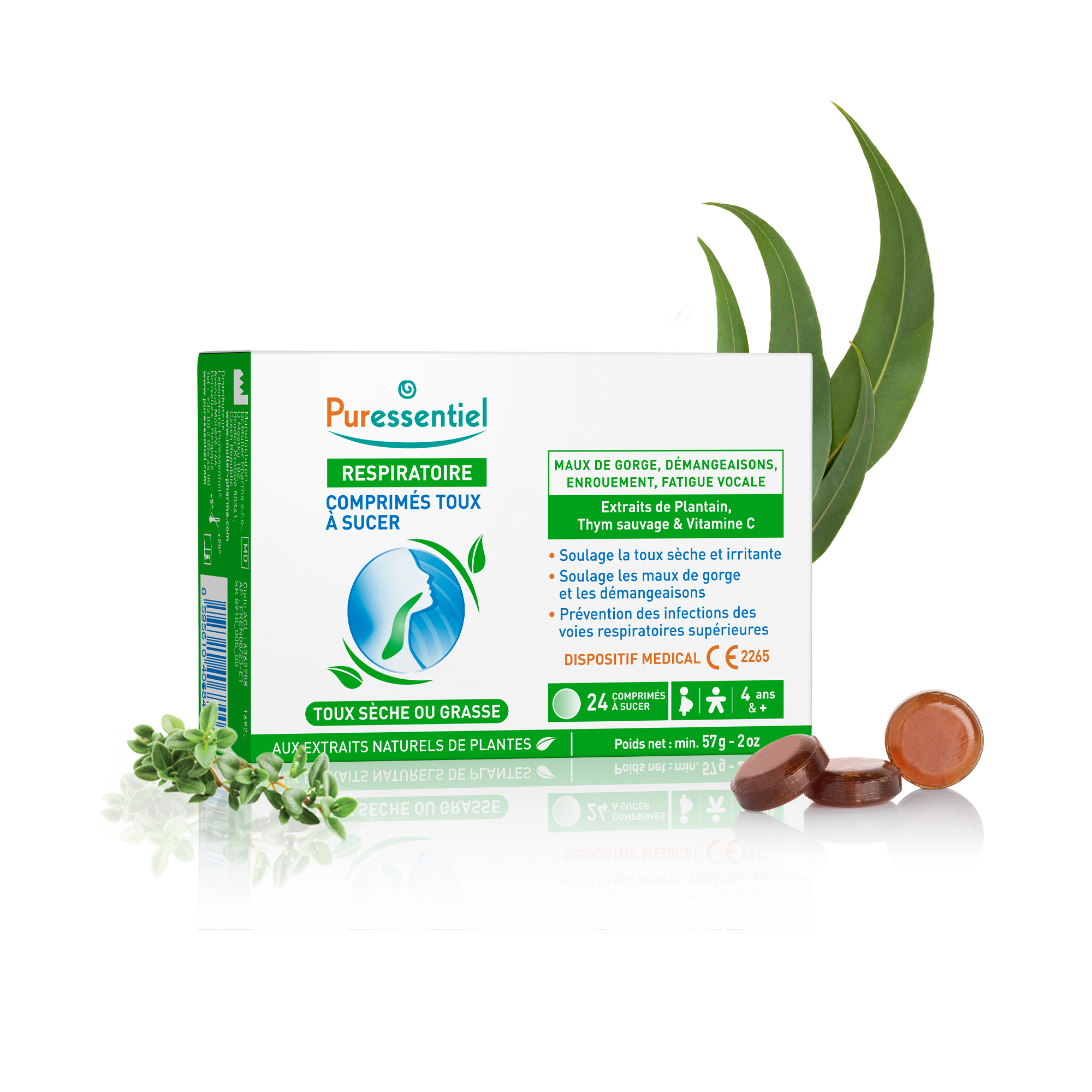 Comprimés Toux à sucer | Soulagement naturel pour tous types de toux ...