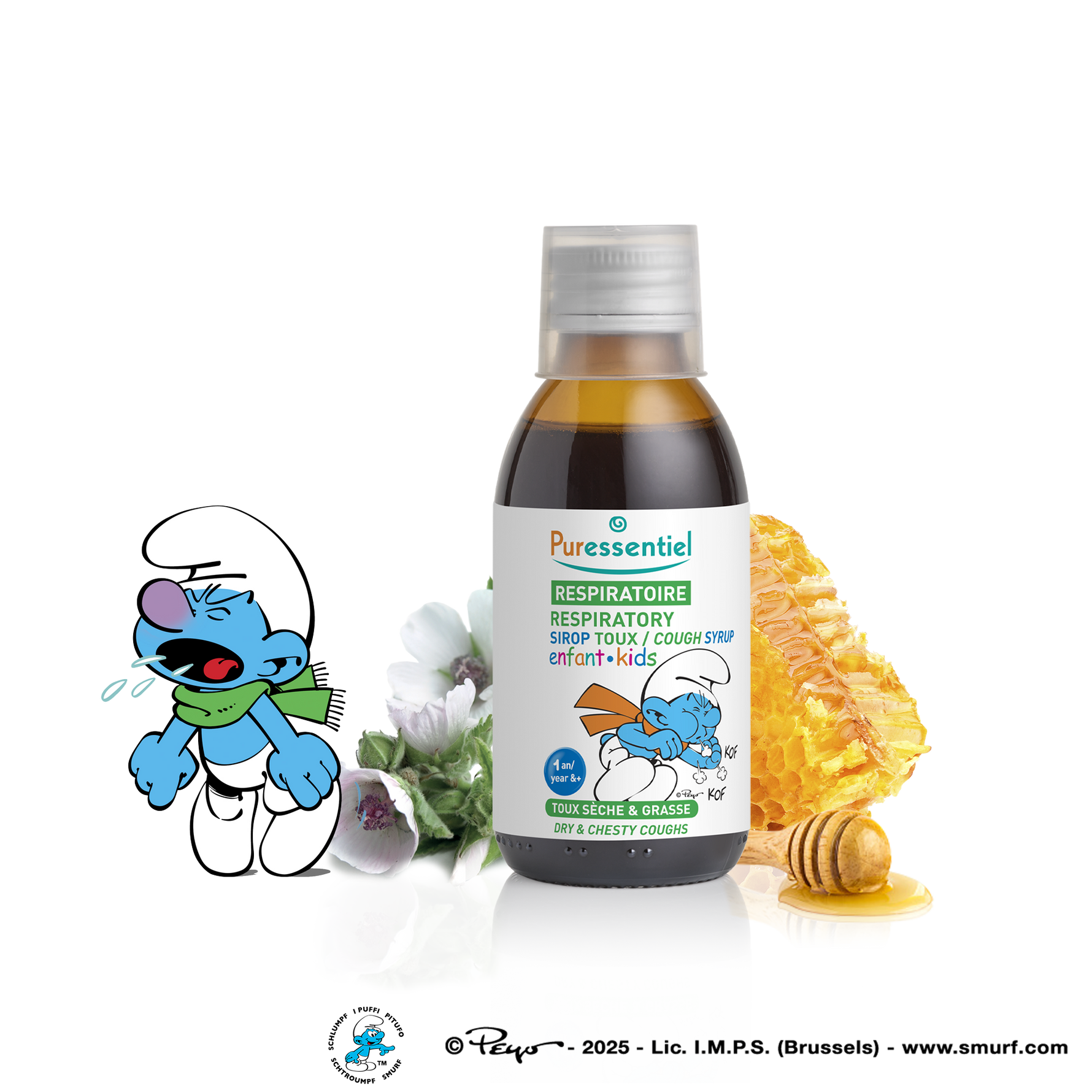 Sirop Toux dès 1 an | Respiratoire Enfant – Puressentiel France